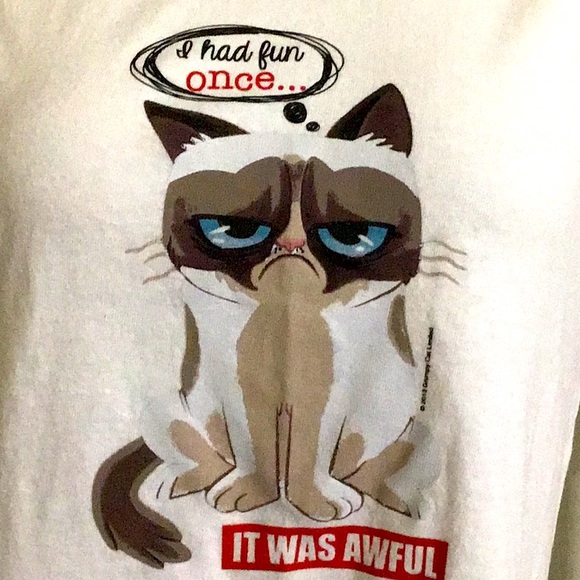 Tops | Famous Grumpy Cat Tshirt | Poshmark